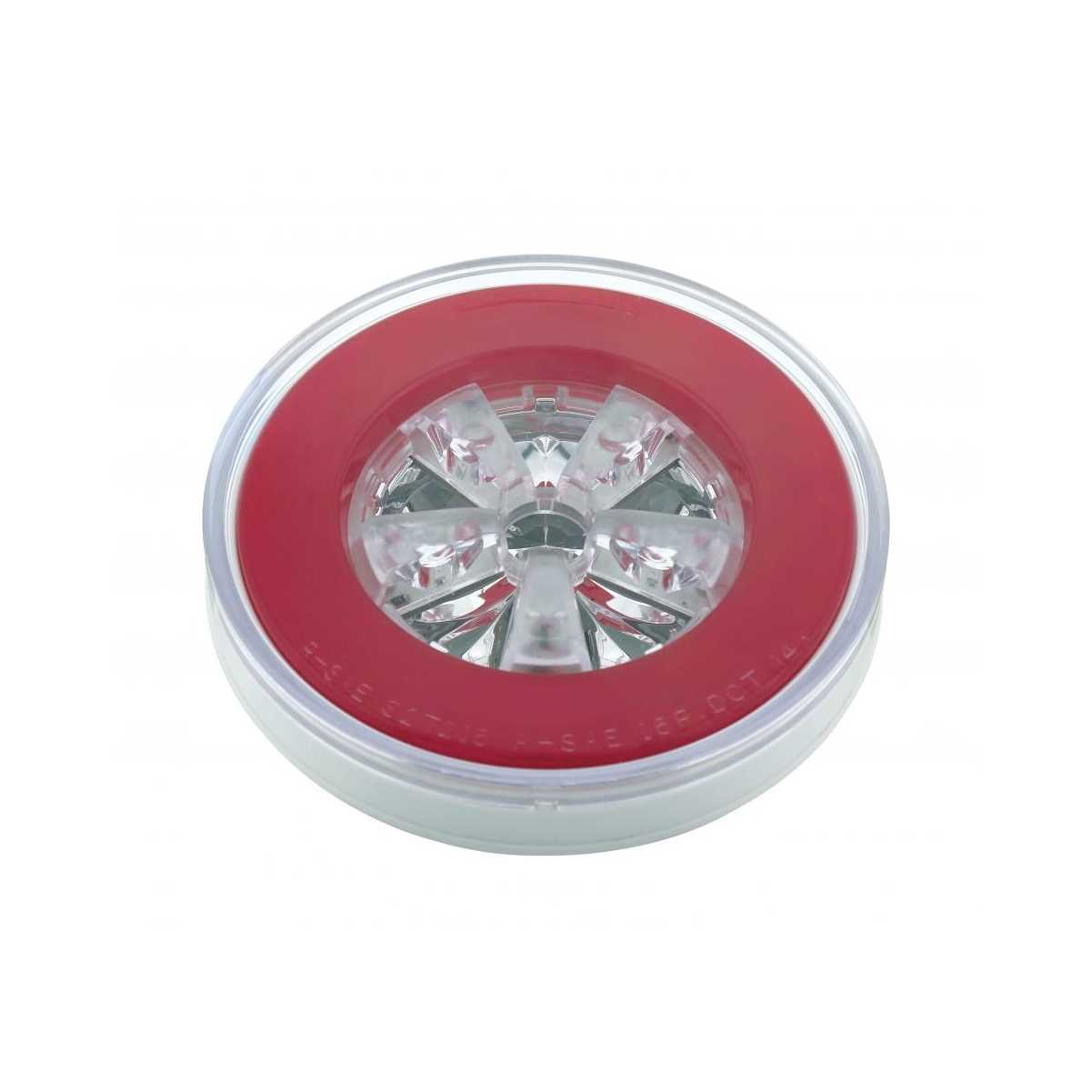 Stop, Turn, Tail & Back-Up Lights: 18 Red LED 4 Inch GLO Stop, Turn and ...