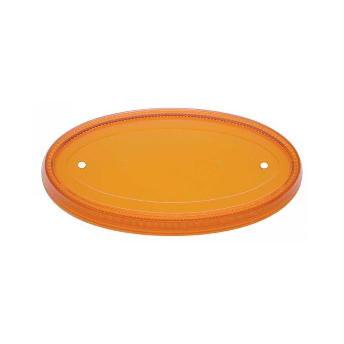 Exterior: Lens for Large 32 LED Peterbilt Emblem Light - Amber