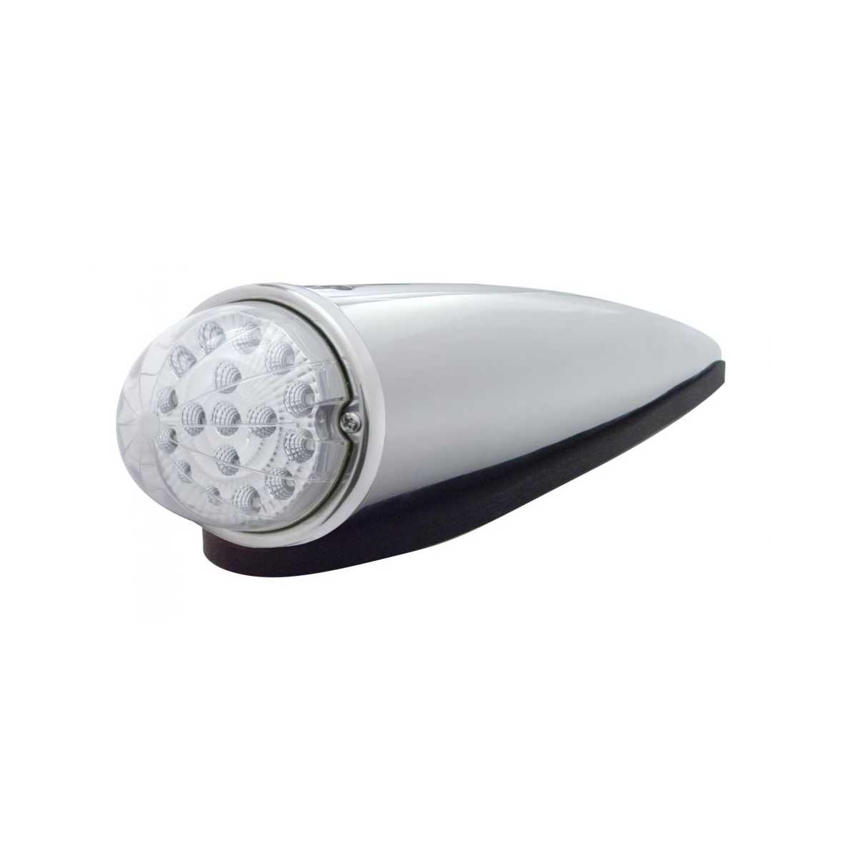 Cab Lights: 17 LED Clear Reflector Cab Light Kit w/ Die Cast Housing ...