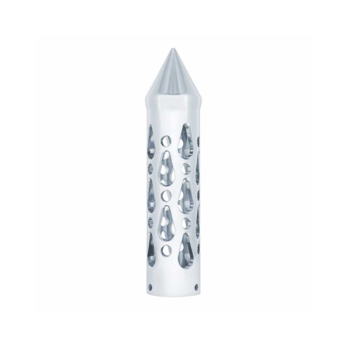 Lever & Stands: 9 Inch Chrome Air Horn Lever Set w/ Brooklyn Grip