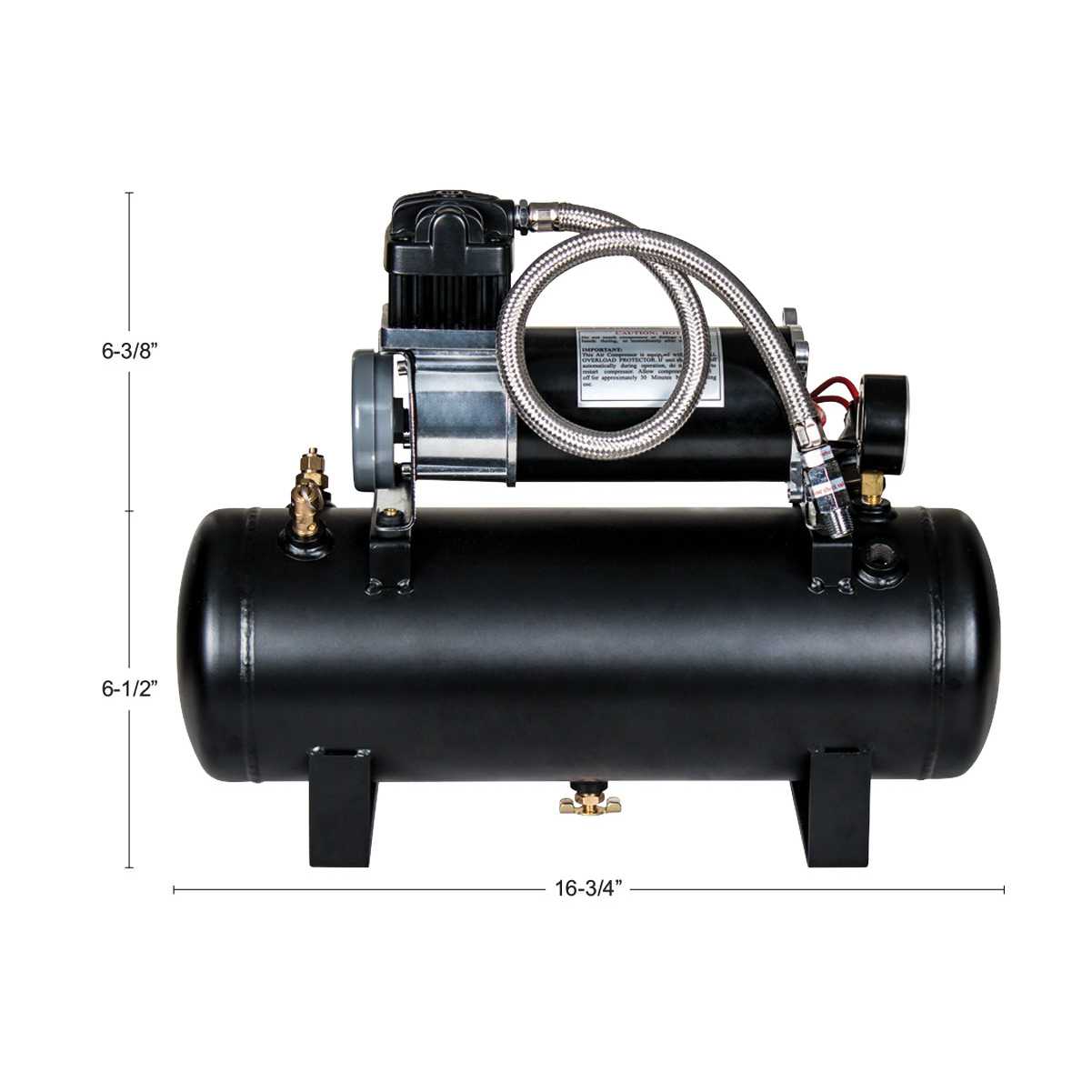 Horn Accessories: Heavy Duty 12V 150 PSI Air Compressor and 1.5 Gallon ...