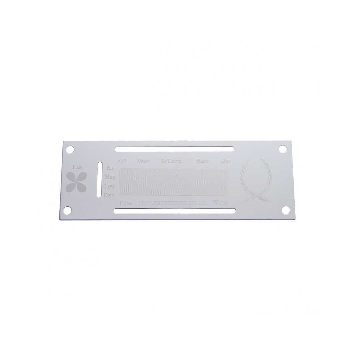 Trims: Kenworth Stainless A/C Control Plate