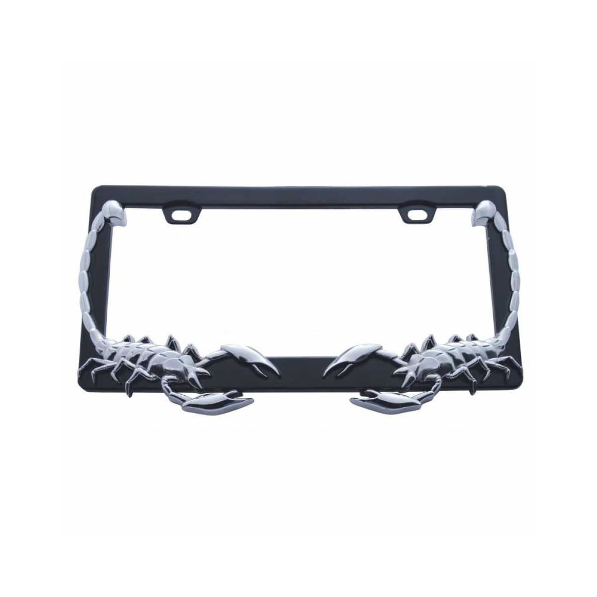 License Plate Frames: Chrome Scorpion License Plate Frame