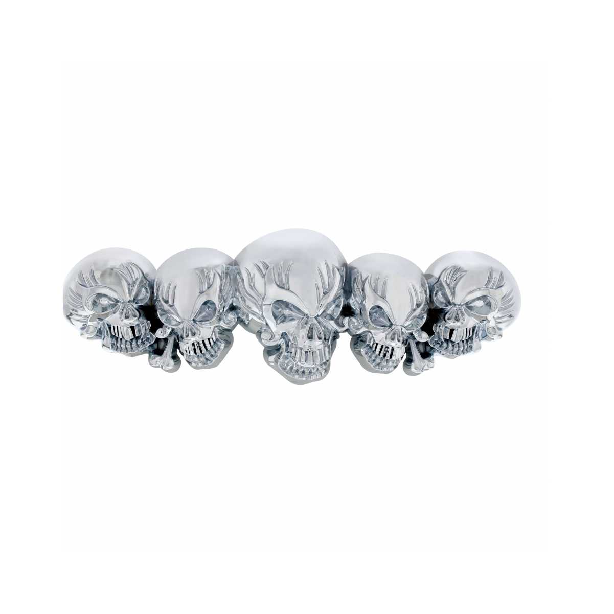 Hood Ornaments: Chrome Skull Accent