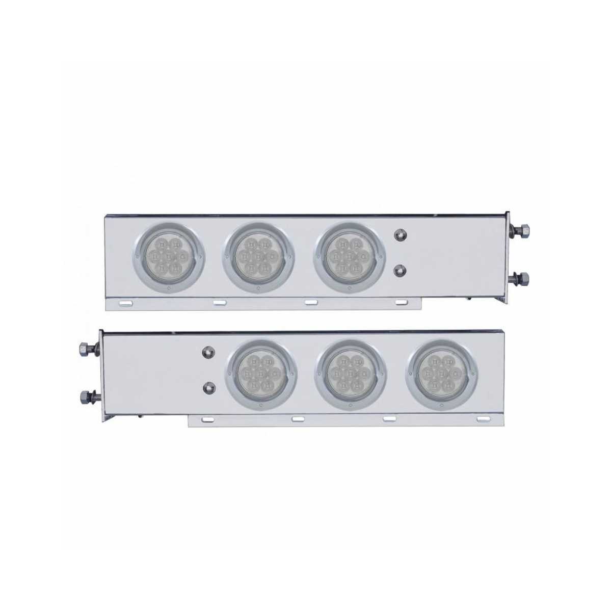 Rear Light Panels & Light Bars: Spring Loaded Light Bar w/ Six 4 Inch 7 ...