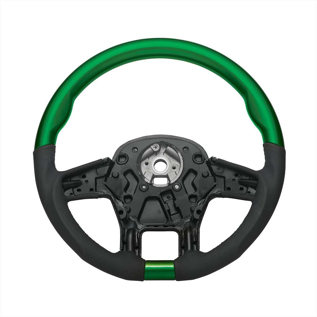 Steering Wheels: 18 Inch YourGrip Leather/Wood Steering Wheel for ...