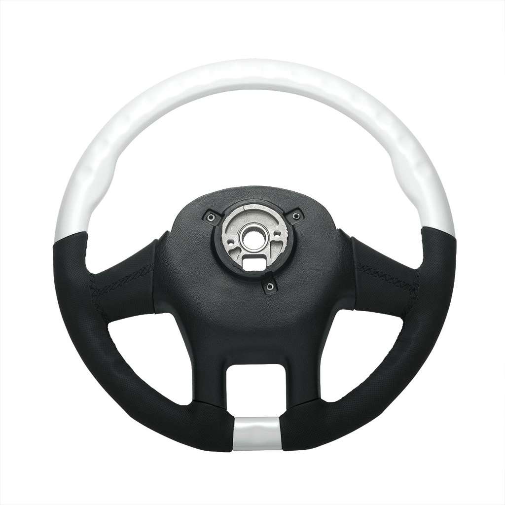 Steering Wheels: 18 Inch YourGrip Leather/Wood Steering Wheel for ...