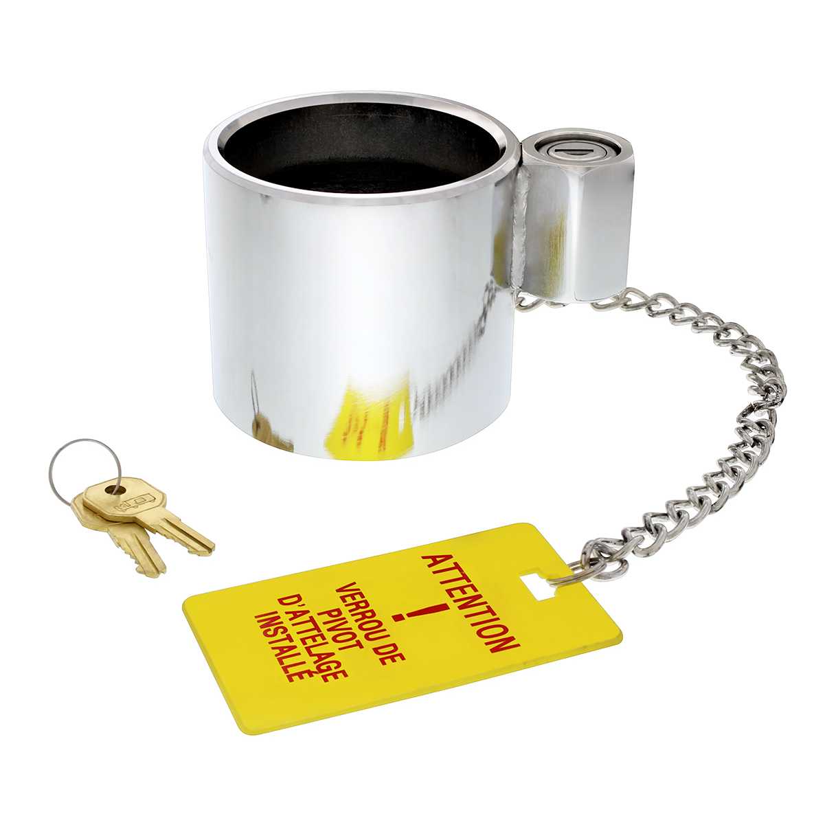 Miscellaneous: Heavy Duty Steel Trailer Fifth Wheel King Pin Lock w ...