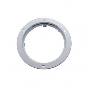 Light Bezels: 4 Inch Chrome Mounting Bezel