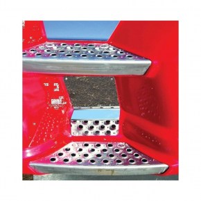 Exterior: Stainless Back Lower Step Kick Plate for Kenworth T660, T680 ...