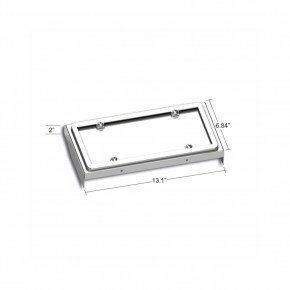 Accessories: Single License Plate Holder for 2008-2017 Freightliner ...