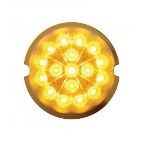 Clearance & Marker Lights: 17 Amber LED Dual Function Reflector Double ...