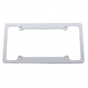 License Plate Frames: Chrome Aluminum Billet License Plate Frame